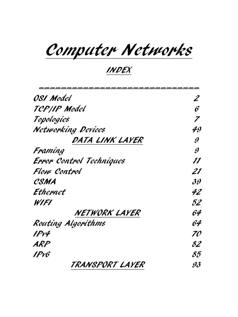 Computer Networks | PDF