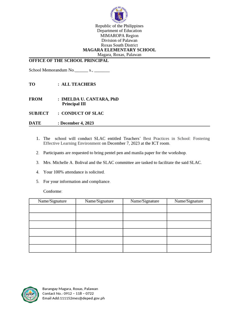 Ok - Memo-Nov. 30-SLAC | PDF