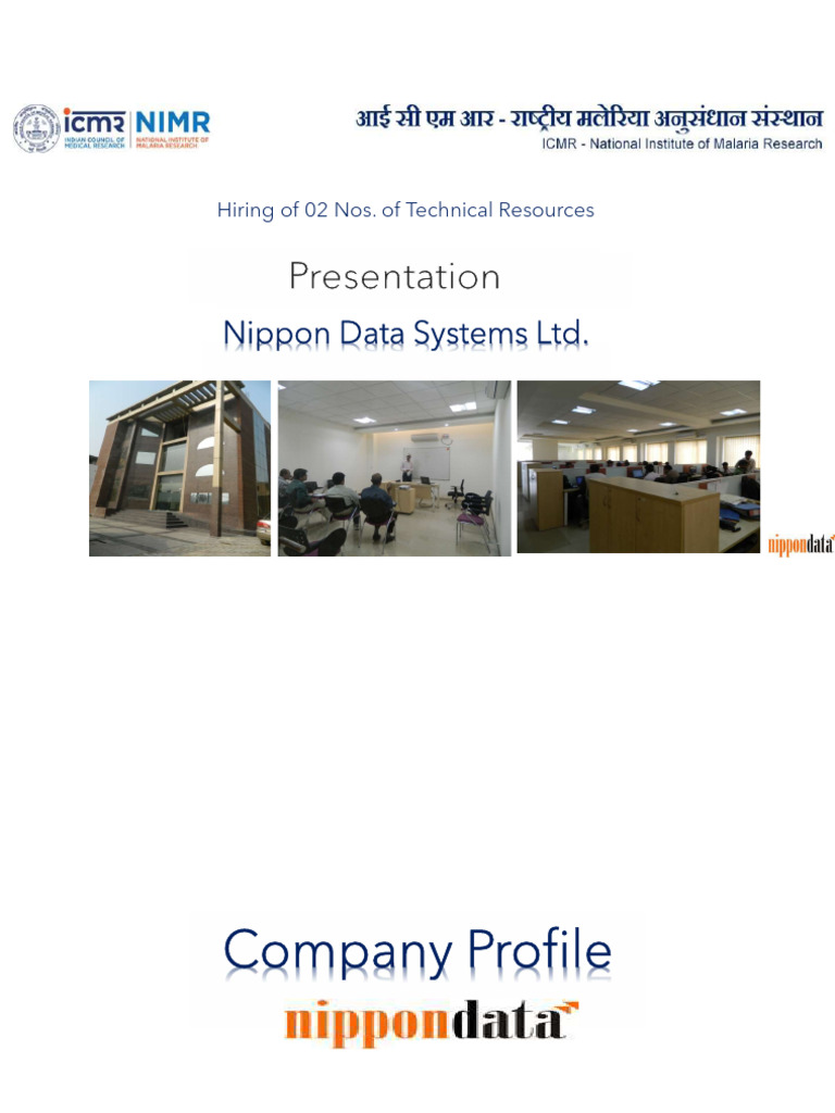 Nippon Data Systems: Technical Hiring Notice | PDF | Cloud Computing ...