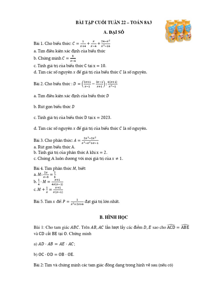 Bai Tap Cuoi Tuan 22 | PDF