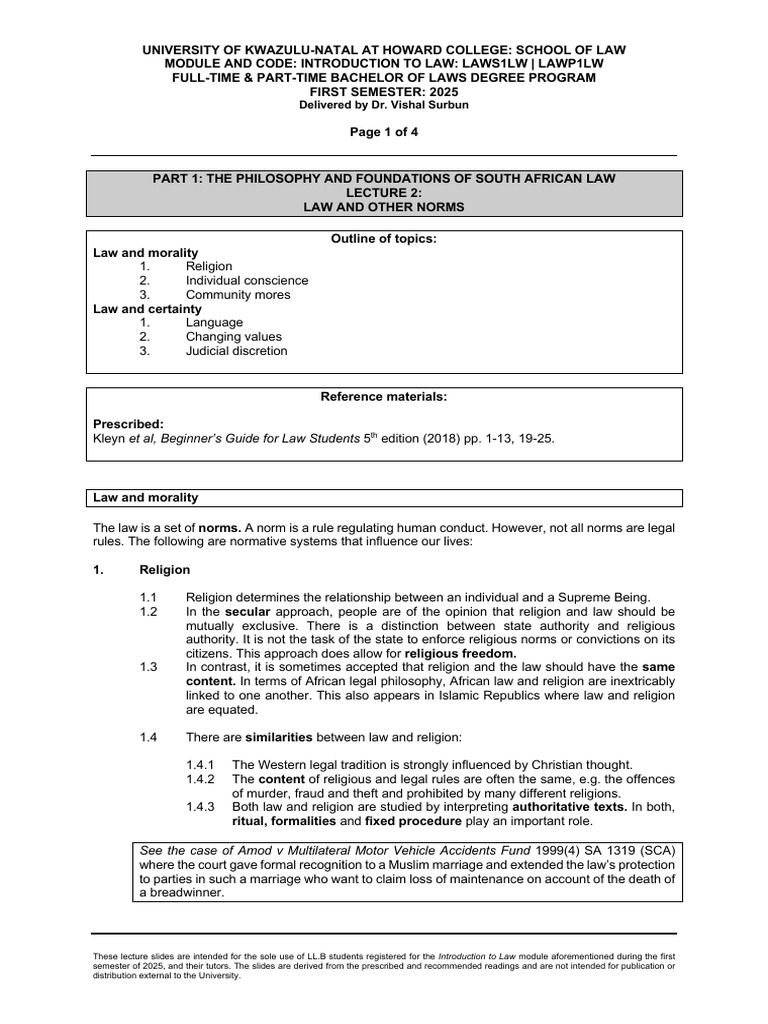 PART 1 LECTURE 2 | PDF | Morality | Word