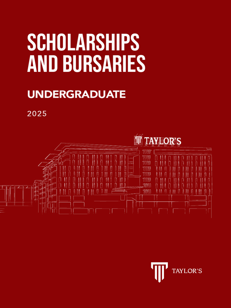 Taylors Scholarships Bursaries UG Brochure v28022025 | PDF | Higher Education | Qualifications