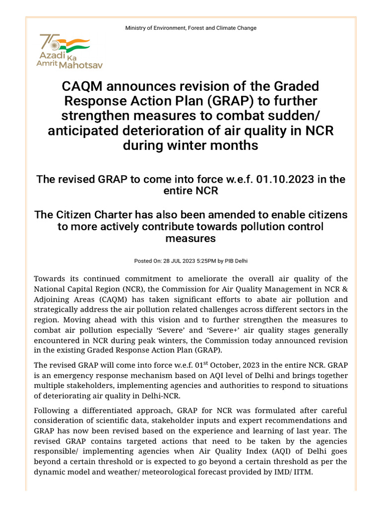 Grap | PDF | Pollution | Human Impact On The Environment