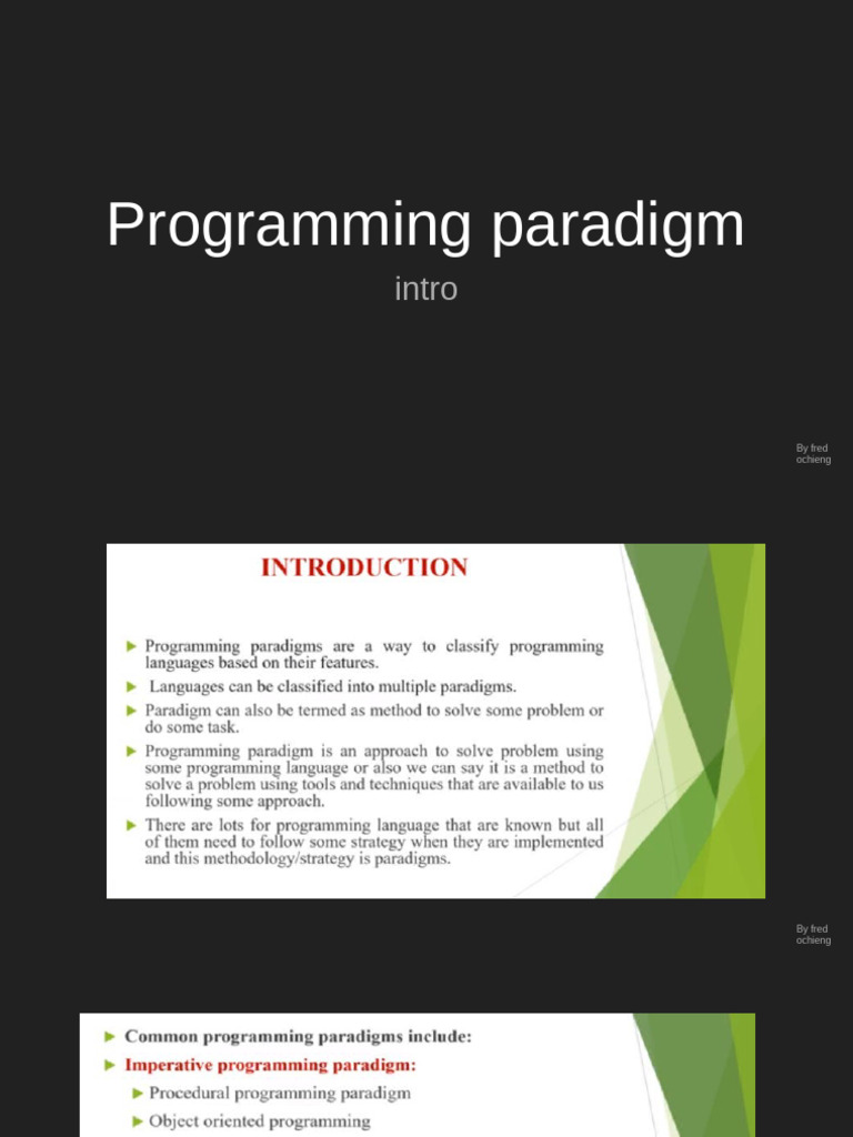 Understanding Programming Paradigms | PDF