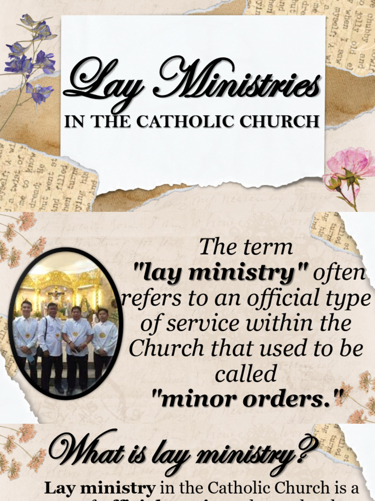 Understanding Lay Ministries in Catholicism | PDF | Laity | Catholic ...