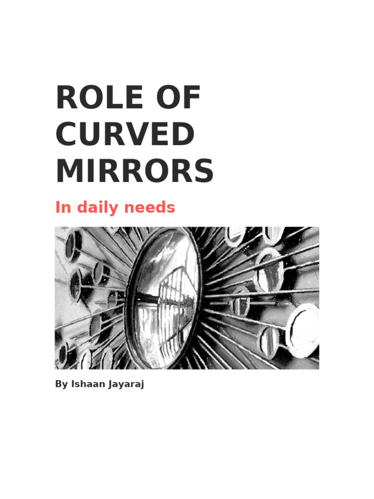 Curved Mirrors in Daily Life | PDF