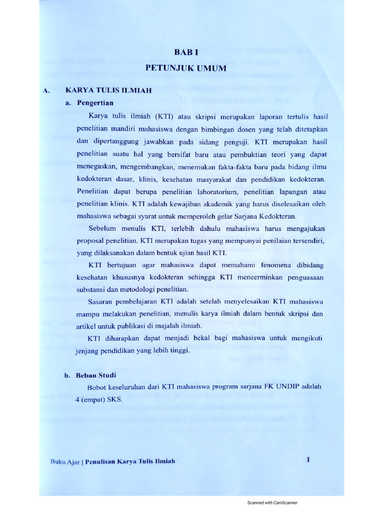 Buku Ajar Penulisan KTI | PDF