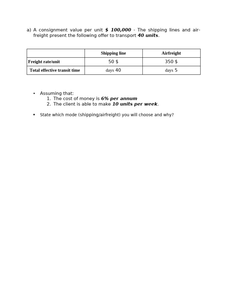Evaluating Cost Problem | PDF