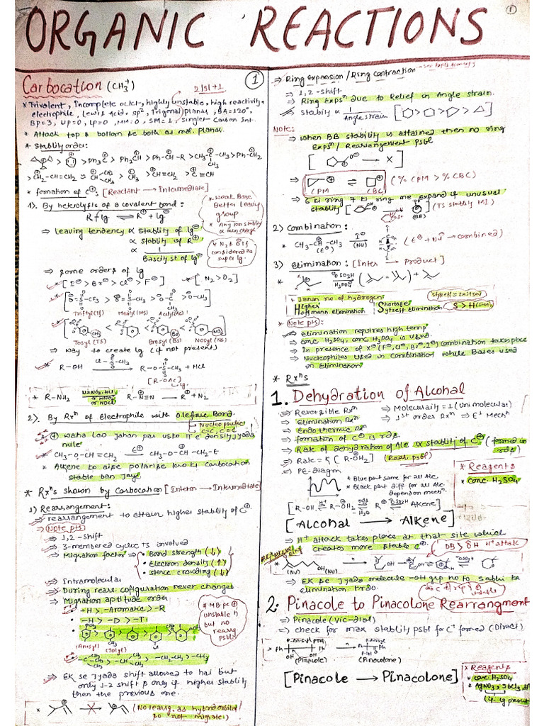 Organic Reactions | PDF