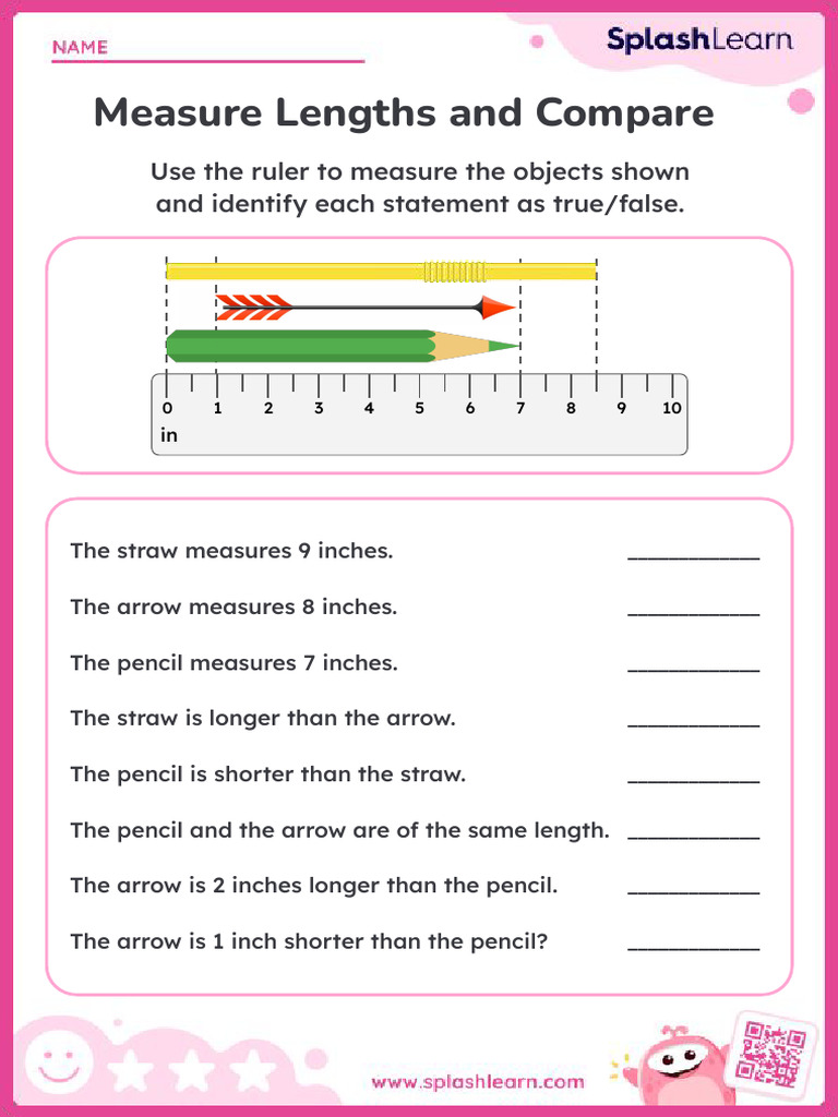 Measure Lengths and Compare | PDF