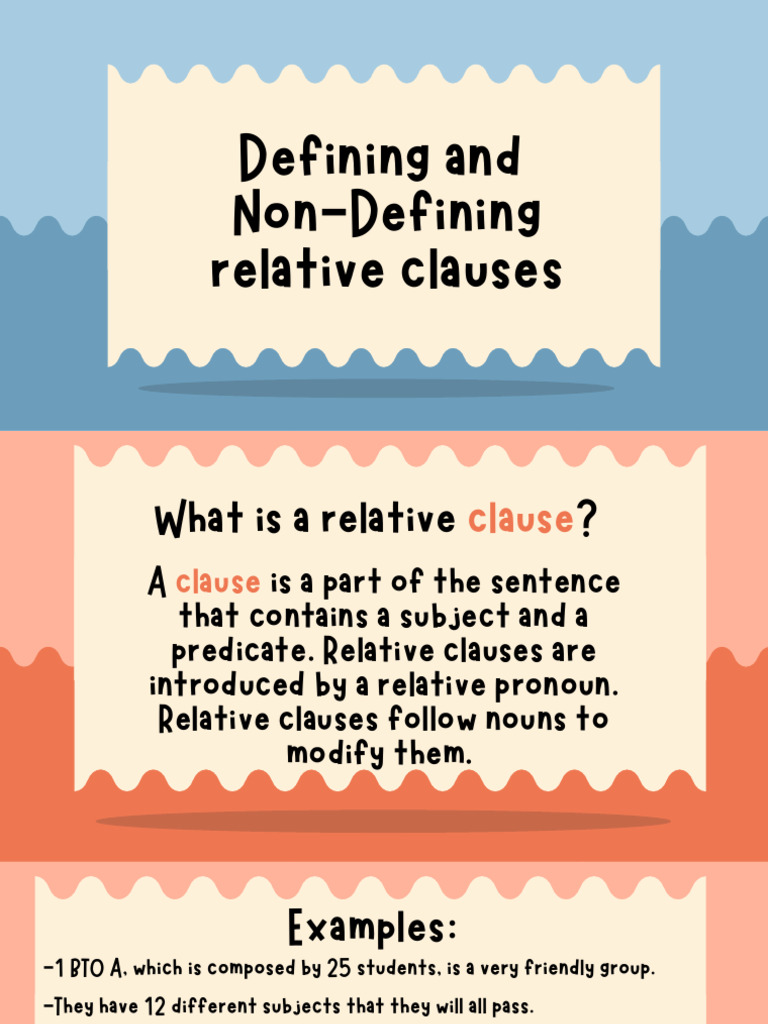 Understanding Relative Clauses Explained | PDF | Subject (Grammar) | Clause