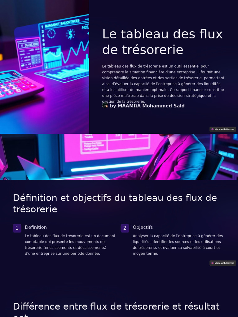 Tableau des flux de trésorerie : Guide essentiel | PDF | Investir ...