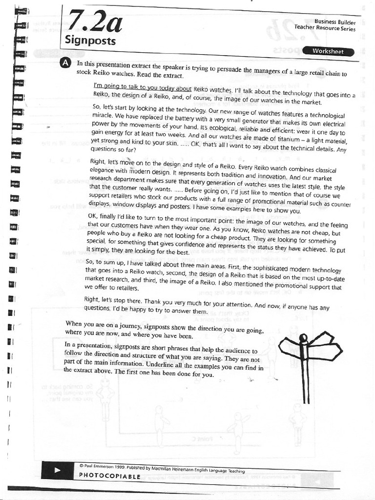 7.2a Signposts | PDF