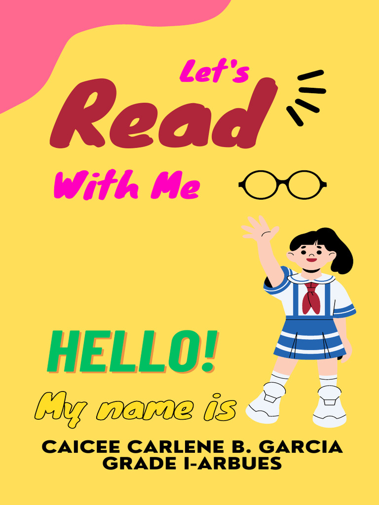 Purple and Red Modern Illustrative Kids Book Cover | PDF