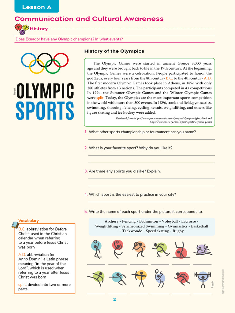 Ecuador's Olympic Champions and Sports History | PDF | Anno Domini ...