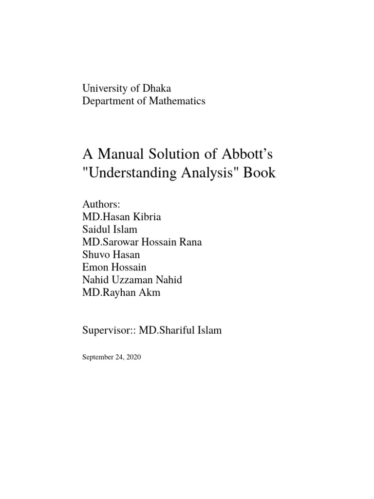 abbot_solution_final_manual | PDF | Mathematical Objects | Numbers
