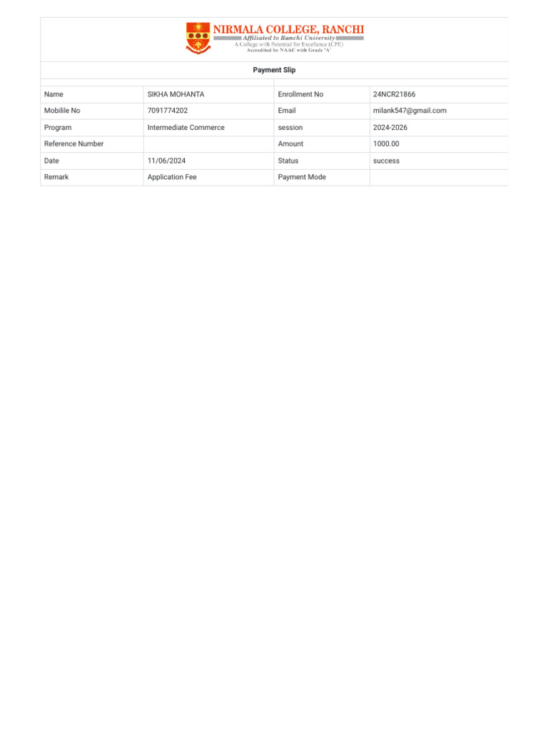 Payment Slip | PDF
