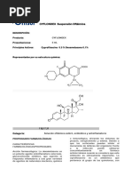 Fotamicin Prospecto ELEA | PDF | Corticosteroides | Bacterias Gram-negativo