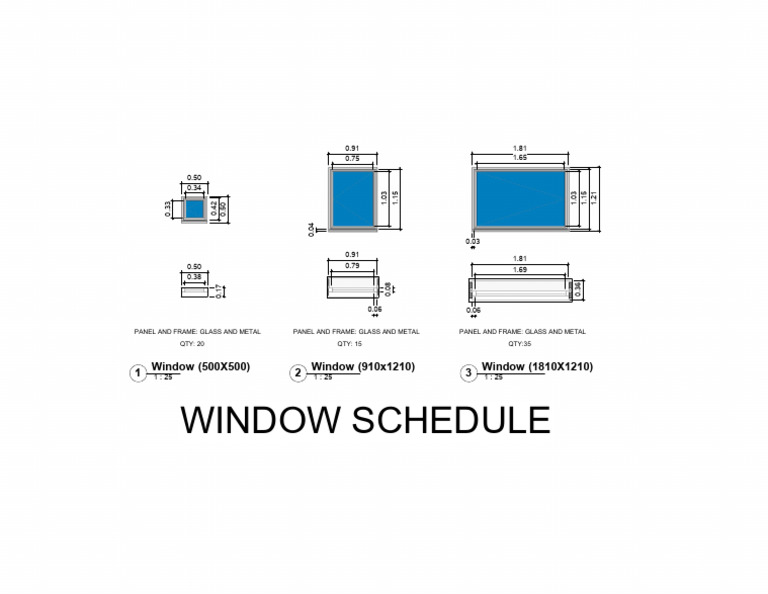 window schedule | PDF