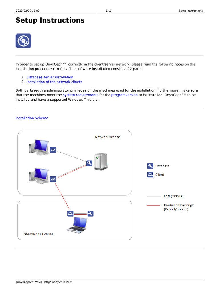 Setup Instructions Wiki EN | PDF | Computer Architecture | Computing Platforms