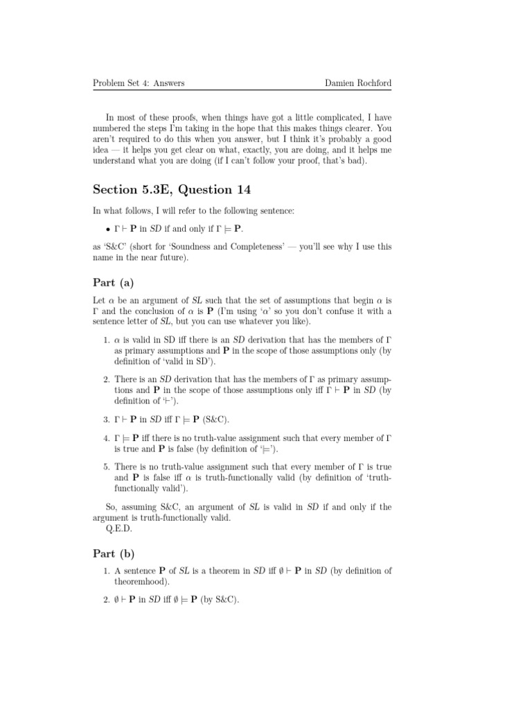 MIT24 241F09 hw04 Sol | PDF | If And Only If | Argument