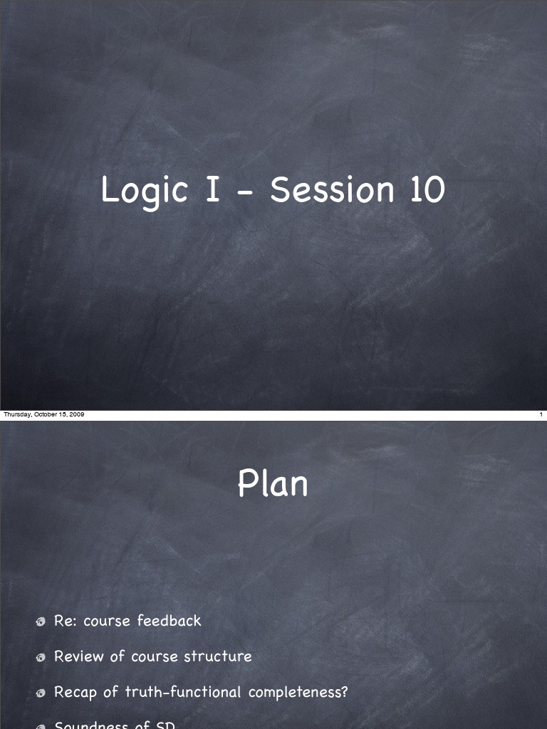 MIT24 241F09 Lec10 | PDF | Mathematical Proof | Metalogic