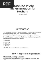 Introduction To The New World Kirkpatrick® Model | PDF | Learning ...