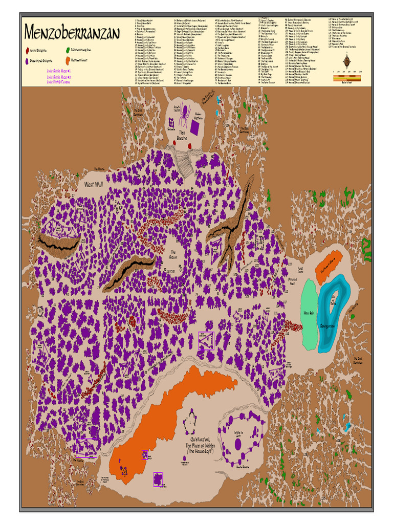 Menzoberranzan Massage Houses Map | PDF