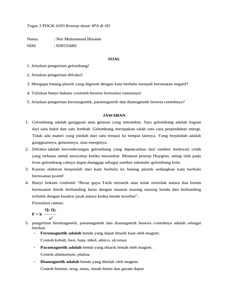 Tugas 3 IPA | PDF