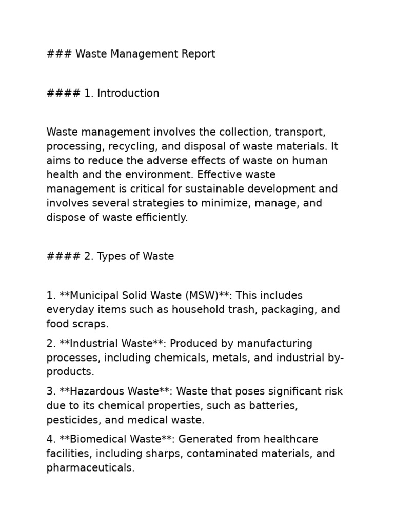 Document (5) | PDF | Waste | Waste Management