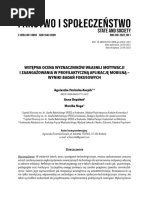 Postawy Rodzicielskie - M. Ziemska 1 | PDF