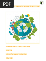 Secuencia Didáctica EA | PDF | Residuos | Reciclaje