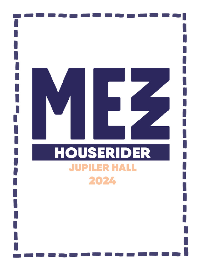 Houserider Mezz JZ 2024 | PDF | Sound Technology | Sound Production