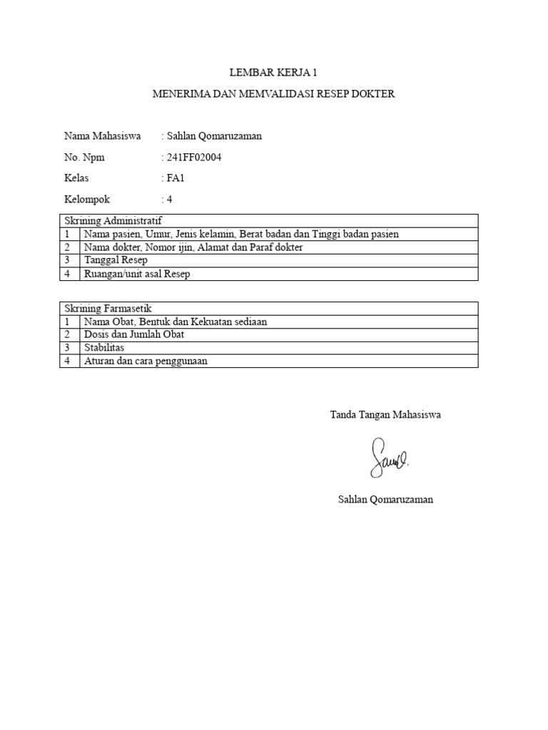 241FF02004_Sahlan Qomaruzaman_FA1_PRS_Modul 1 | PDF