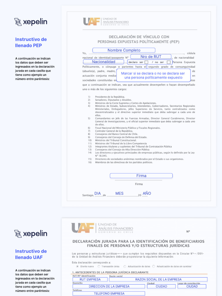 Instructivo para Llenado de Declaración Jurada | PDF