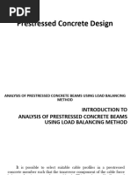 Prestressed Concrete - Load Balancing Method | PDF | Prestressed ...