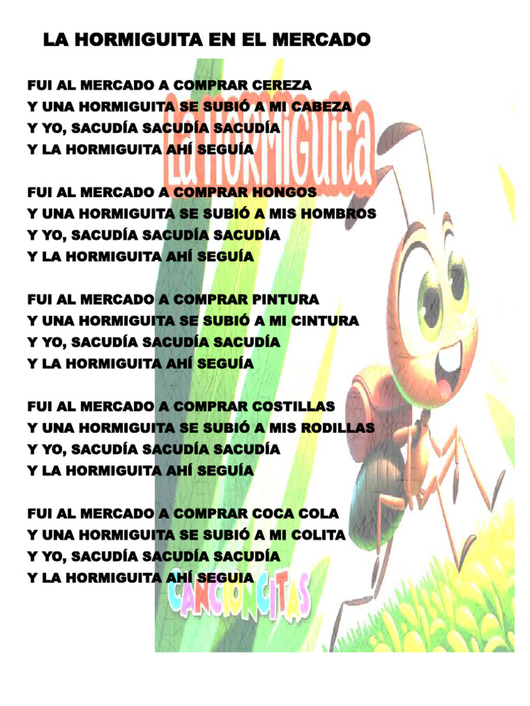 LA HORMIGUIITA | PDF