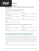 Medical Assessment Form DH3008 0521 | PDF | Health Professional | Privacy