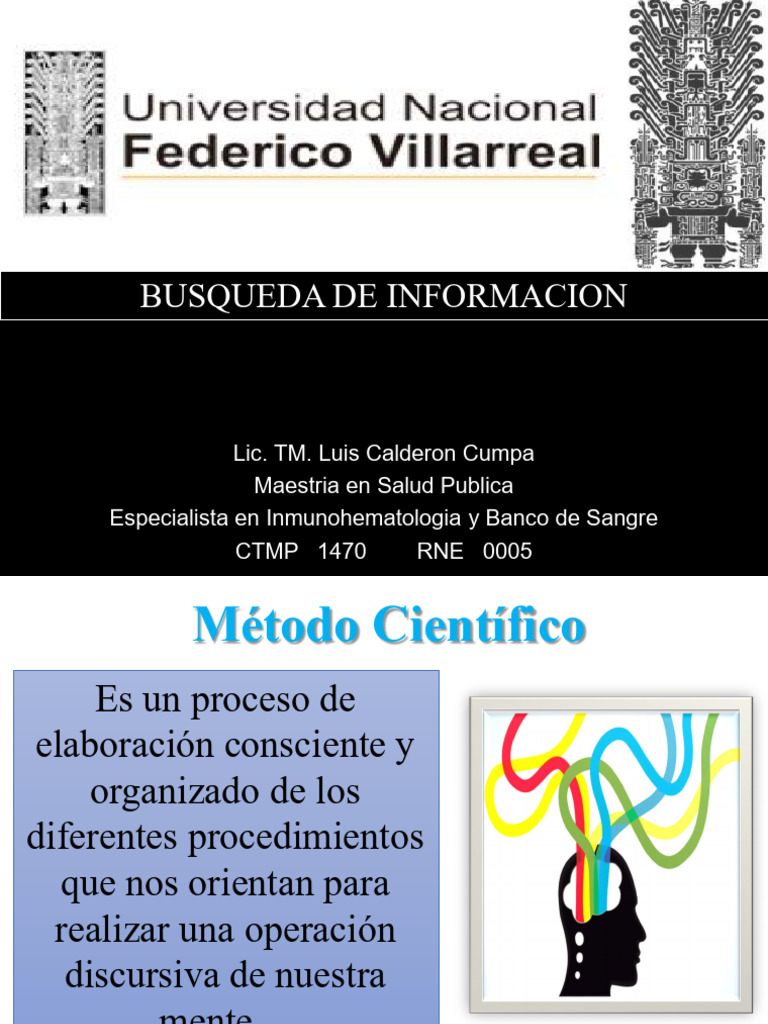 Búsqueda de Información Científica | PDF | Método científico | Hipótesis