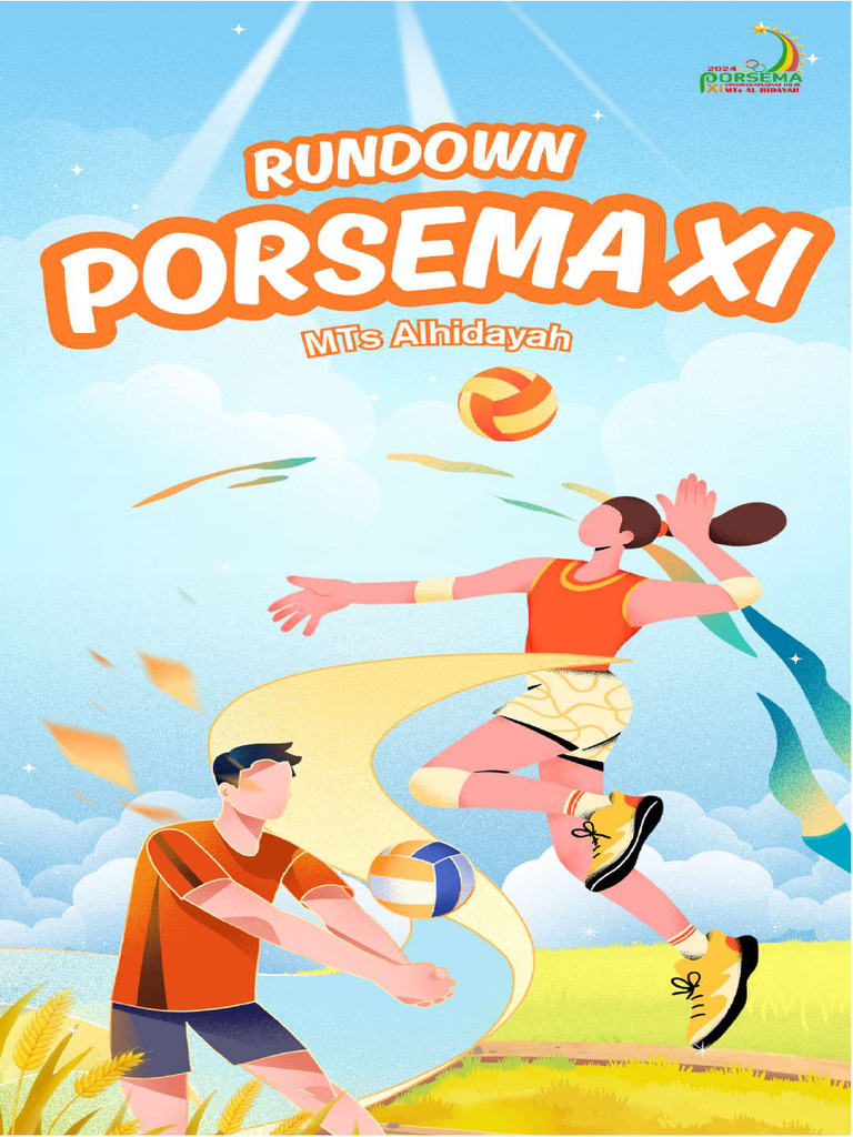 Jadwal PORSEMA XI MTs Al Hidayah 2024 | PDF