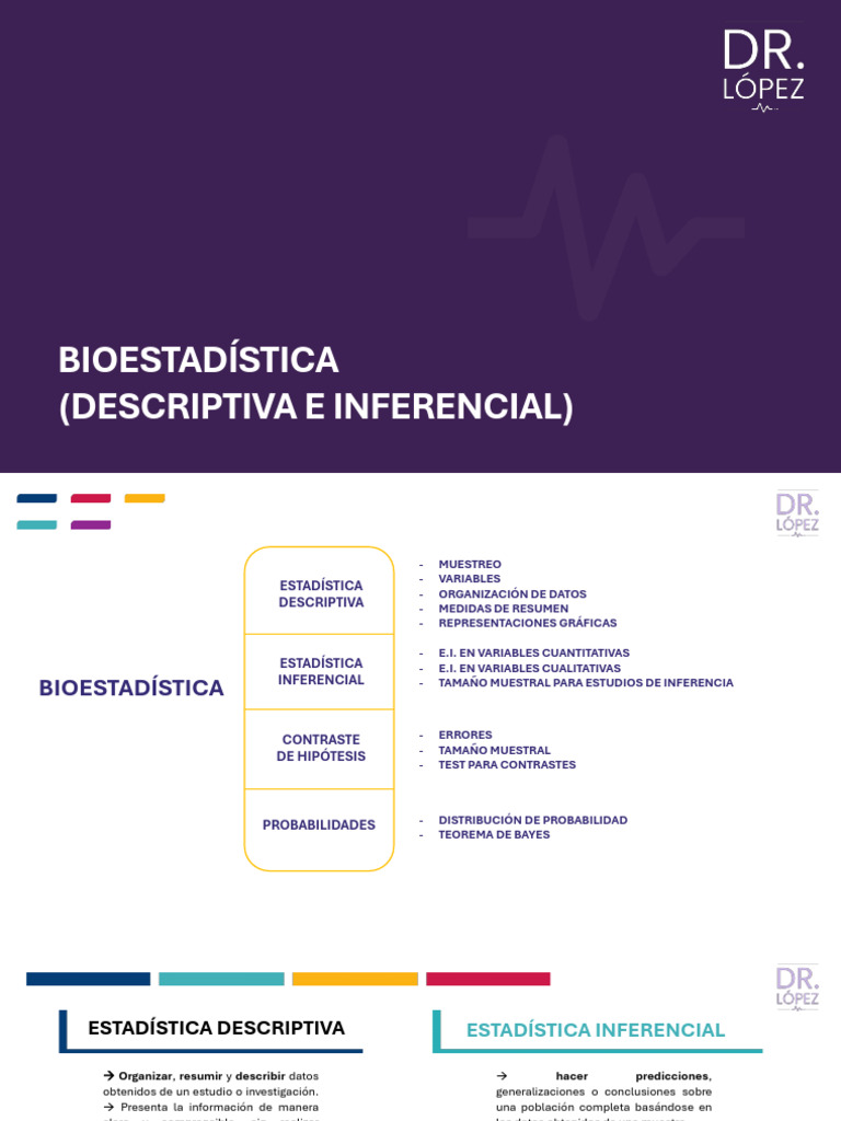 2 Bioestadistica (Descriptiva, Inferencial) | PDF | Muestreo (Estadísticas) | Estadísticas