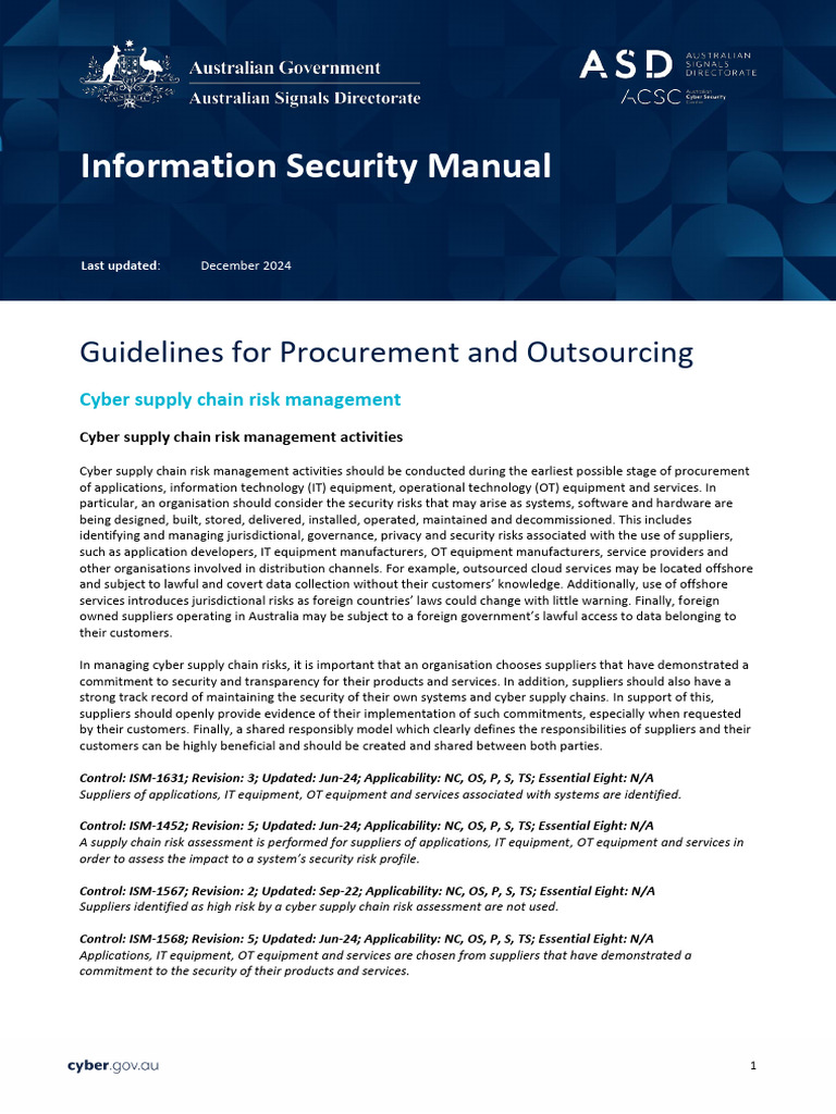 Cyber Supply Chain Risk Management Guide | PDF | Supply Chain | Risk ...
