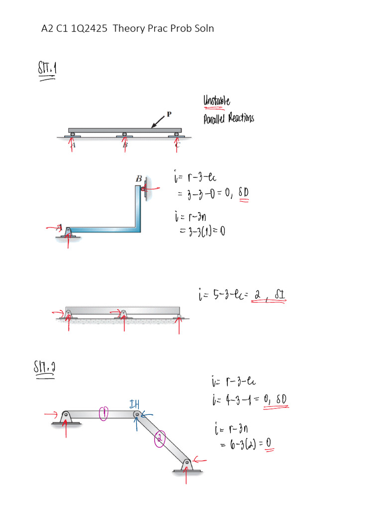 A2 C1 1Q2425 Theory Prac Prob Soln | PDF