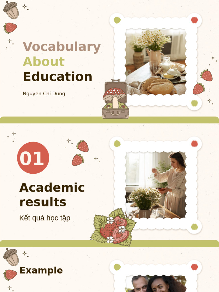 Education Vocab | PDF