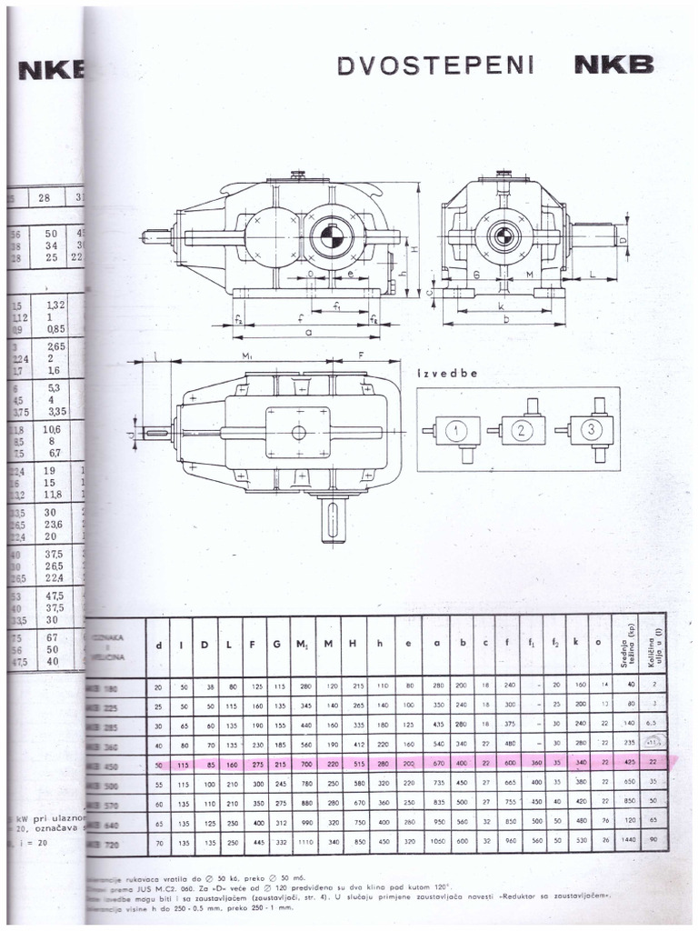 Reduktor NKB 450 | PDF