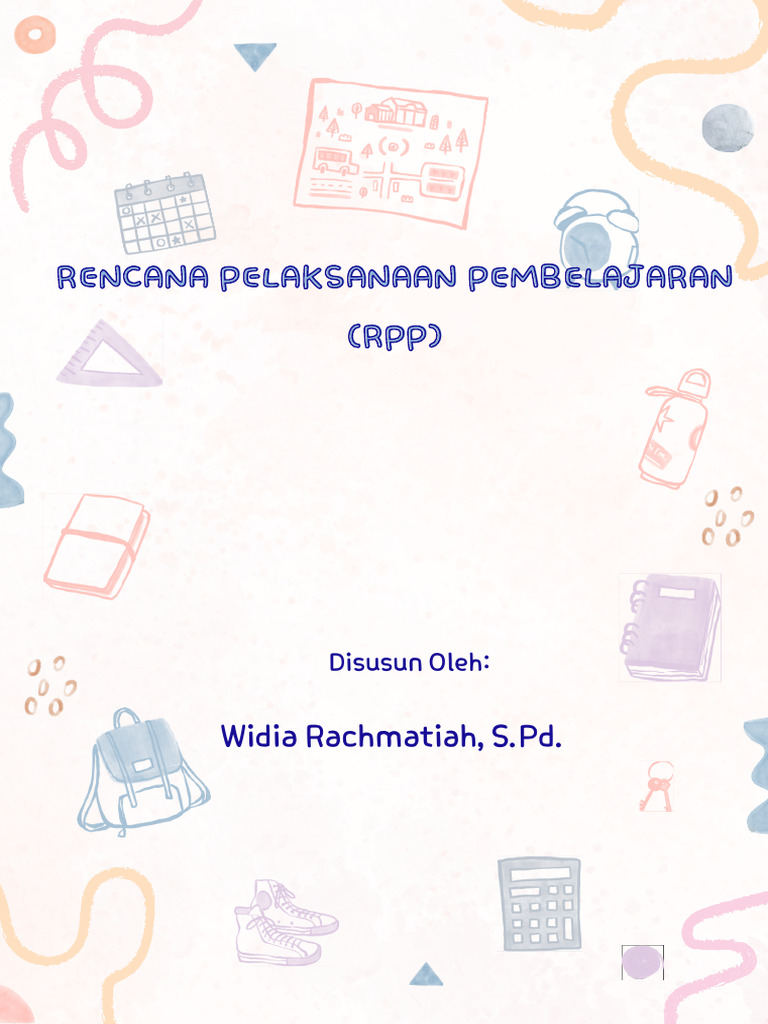 Biru Ungu Pastel Imut Cover Modul Pembelajaran Dokumen A4 | PDF