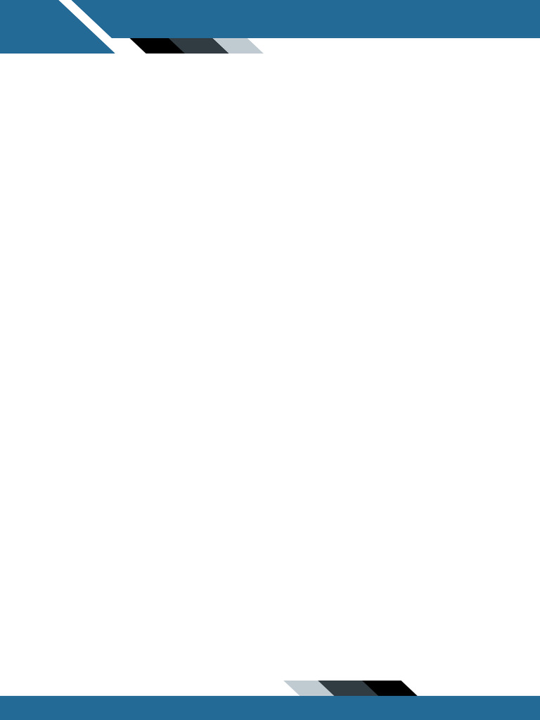 Blue and Grey Minimalist Modern Page Border | PDF