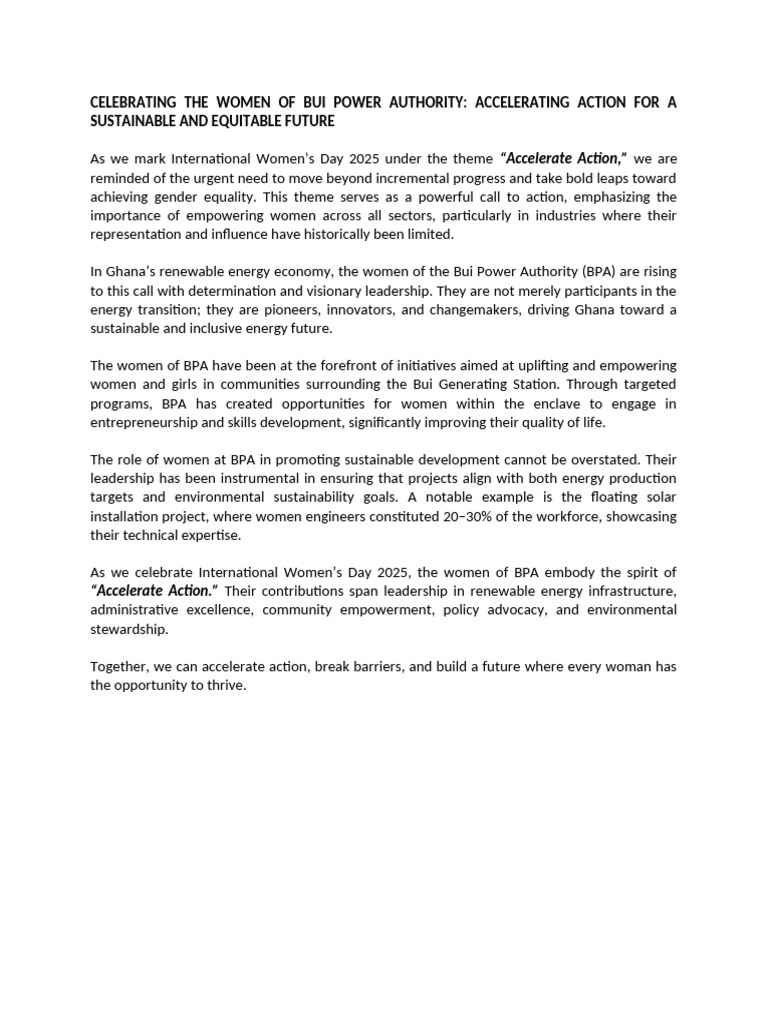 IWD Message Edited | PDF