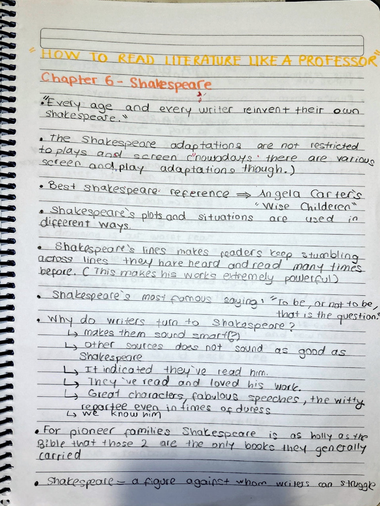 How To Read Literature Like A Professor | PDF