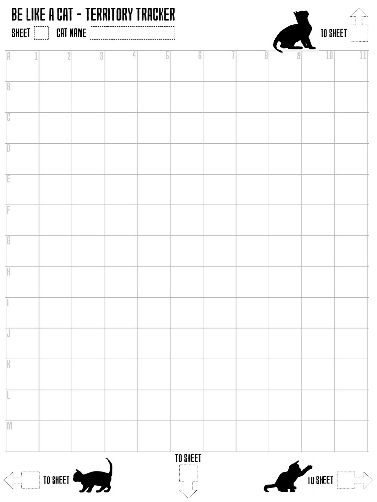 Be Like A Cat - Territory Tracker | PDF
